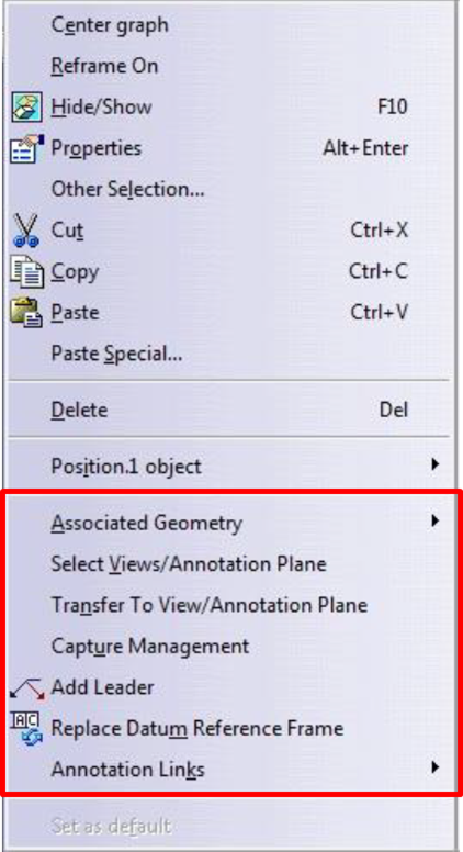 Modifying GD&T and FTA in CATIA