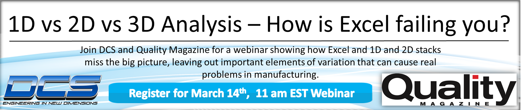 1D vs 2D vs 3D Tolerance Analysis, How is Excel Failing your Tolerance ...