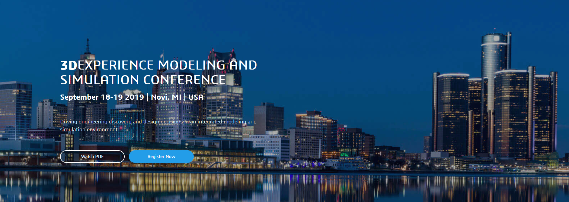 DCS is the Proud Sponsor of the 3DEXPERIENCE Modeling and Simulation Conference