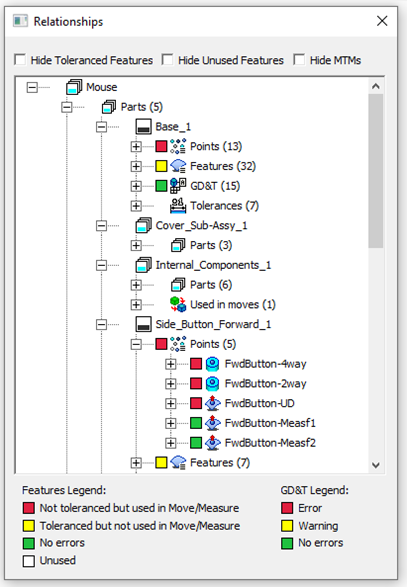 New in 3DCS - Group Features and Inputs in Your Model Tree for Easy ...