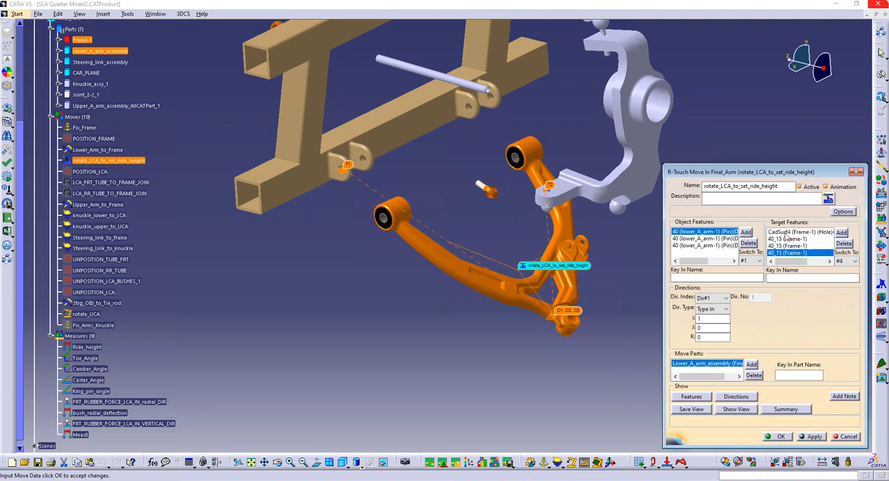 Optimizing Suspension Systems: Bush Compliance and Linkage Variations