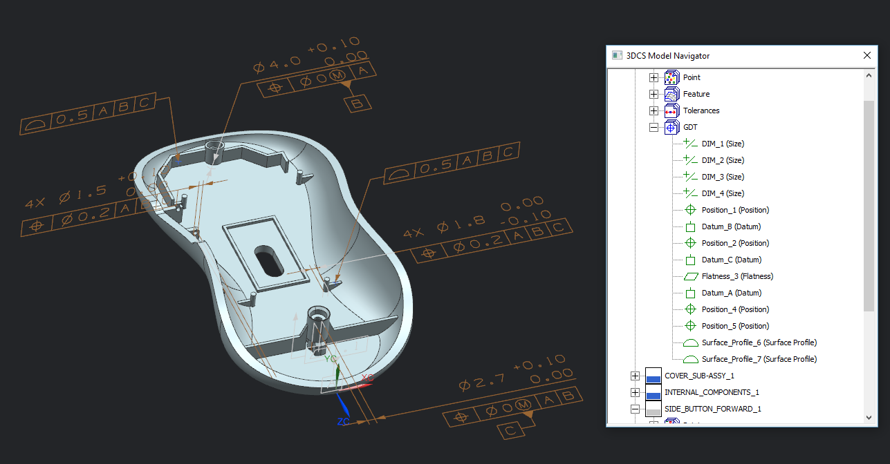 3DCS for NX - Using PMI, Geometry, Teamcenter, Ray Trace Studio and More